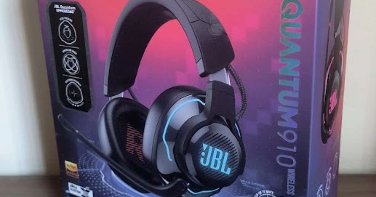 JBL Quantum 910 Wireless traz conforto e qualidade de áudio excepcional