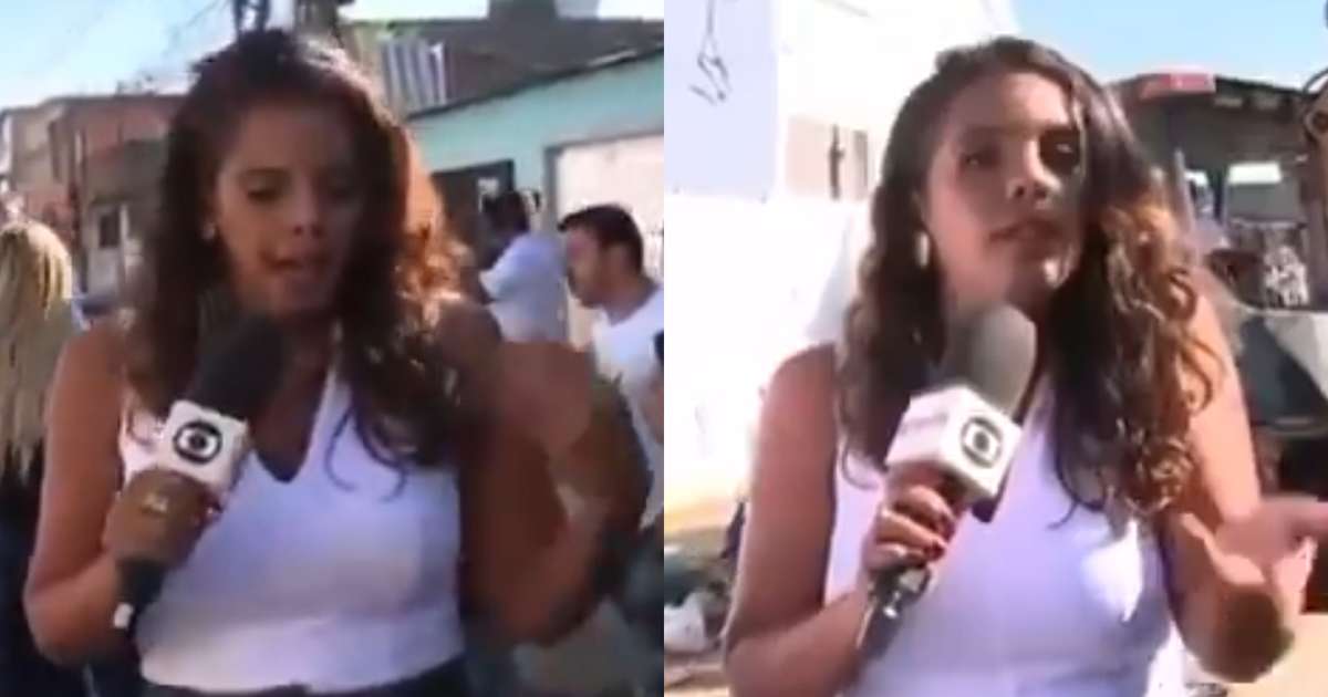 Repórter da Globo é atacada por baratas durante ao vivo: 'Eu tenho ...