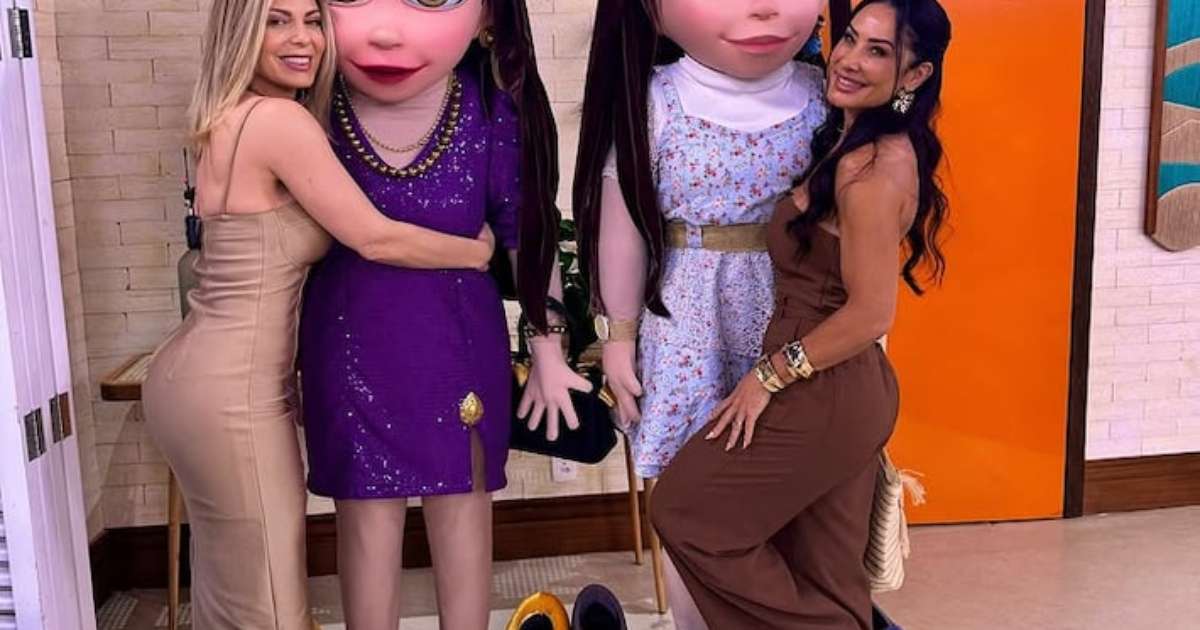 Eliminadas, Sheila Mello e Scheila Carvalho falam sobre 'The Masked Singer Brasil' no 'Mais Você'