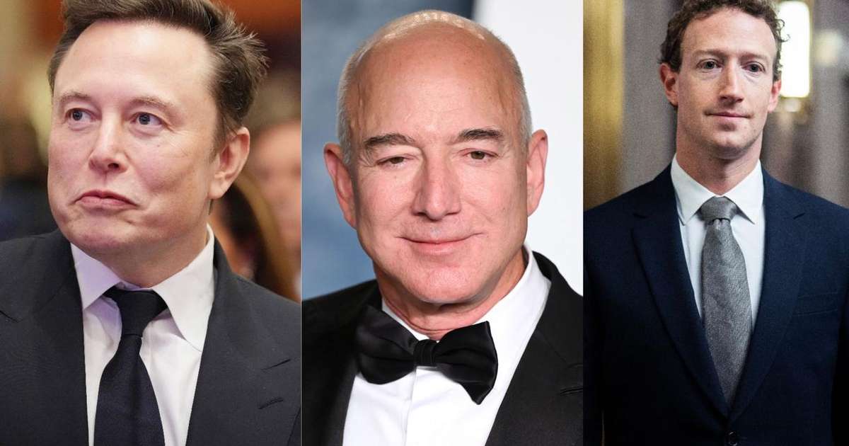 Musk, Bezos e Zuckerberg estão confirmados na posse de Trump