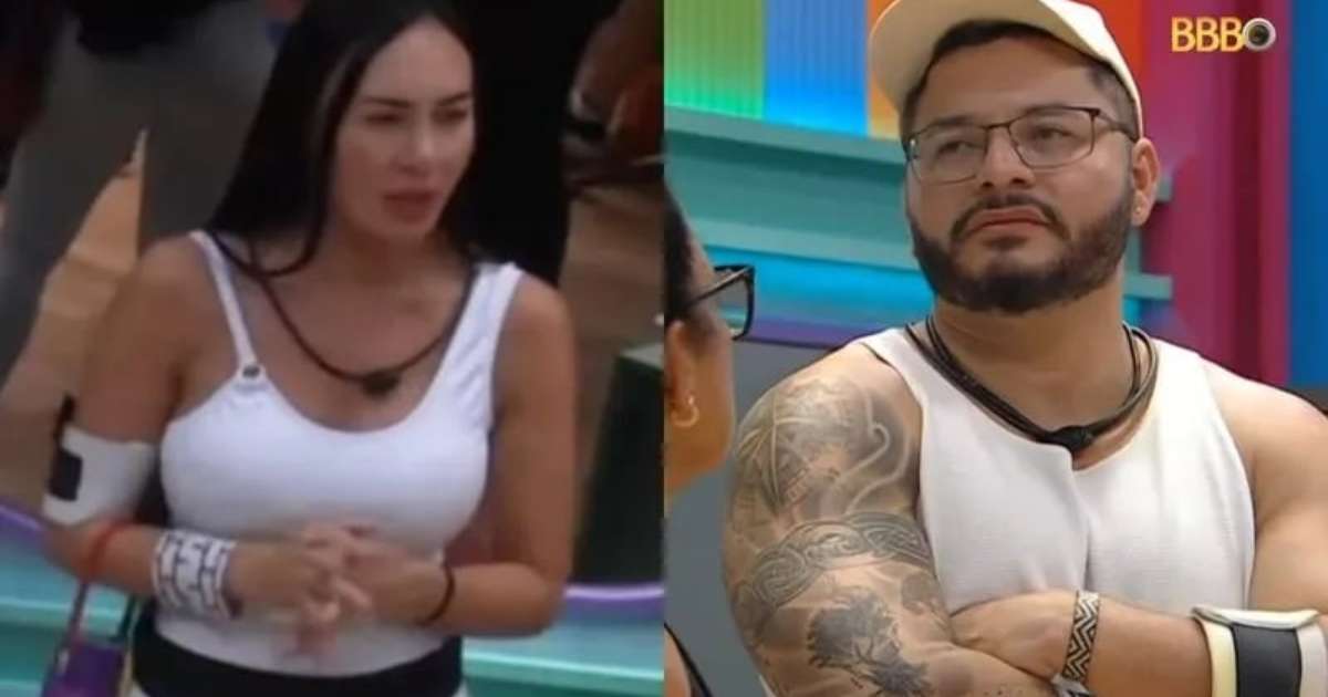 'BBB 25': Veja a reação de Marcelo e Arleane ao serem indicados ao 1º ...