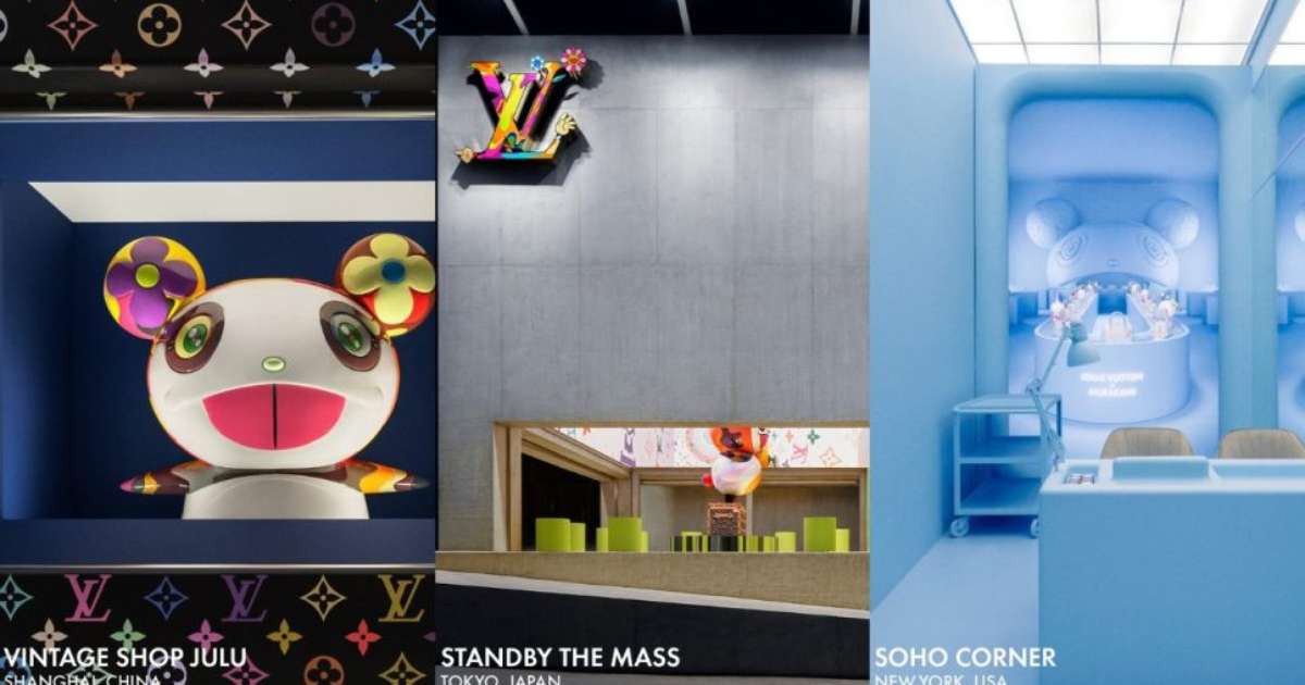 Collab entre Louis Vuitton e Murakami cria experiências de luxo
