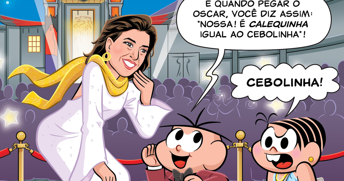 Fernanda Torres é homenageada pela Turma da Mônica após indicação ao Oscar