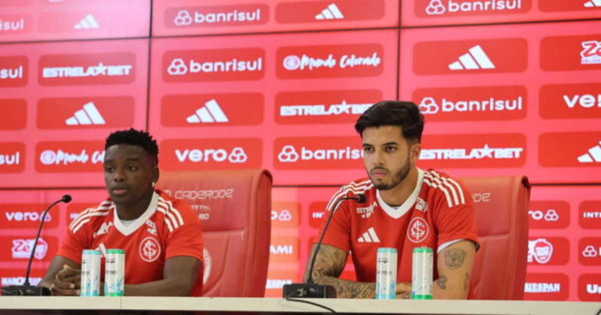 Internacional apresenta Kaique Rocha e Carbonero
