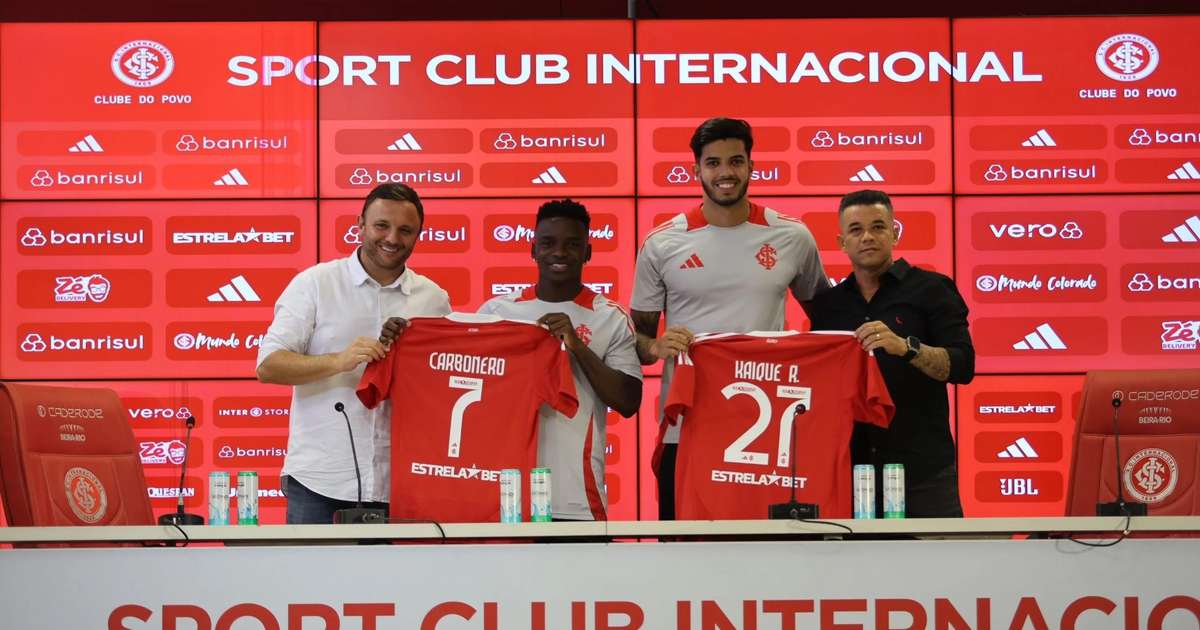 Inter apresenta Kaique Rocha e Johan Carbonero