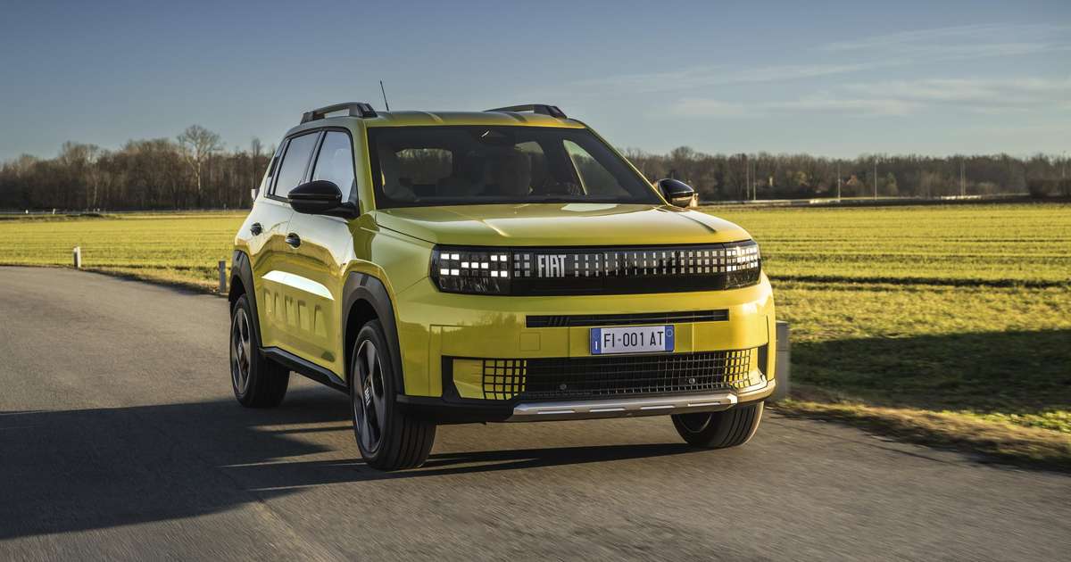 Fiat Grande Panda estreia na Europa com versões elétrica e híbrida leve