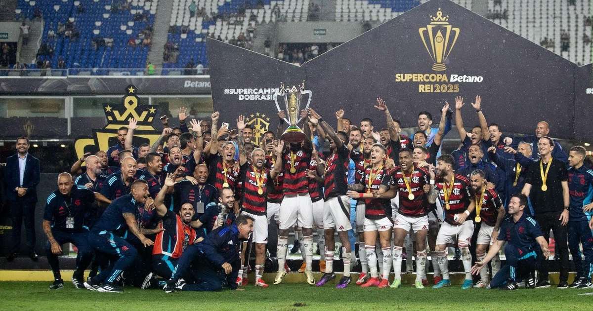 Flamengo recebe quase R$ 12 milhões com titulo da Supercopa do Brasil