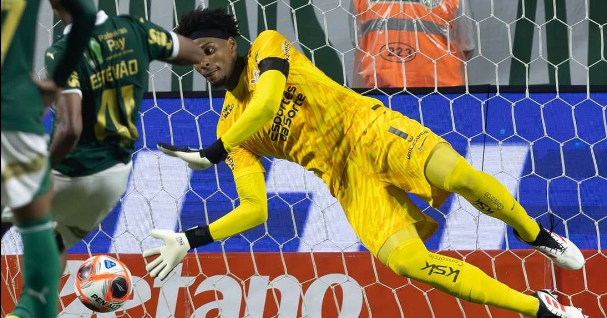 Hugo Souza evita derrota do Corinthians após defender pênalti contra ...