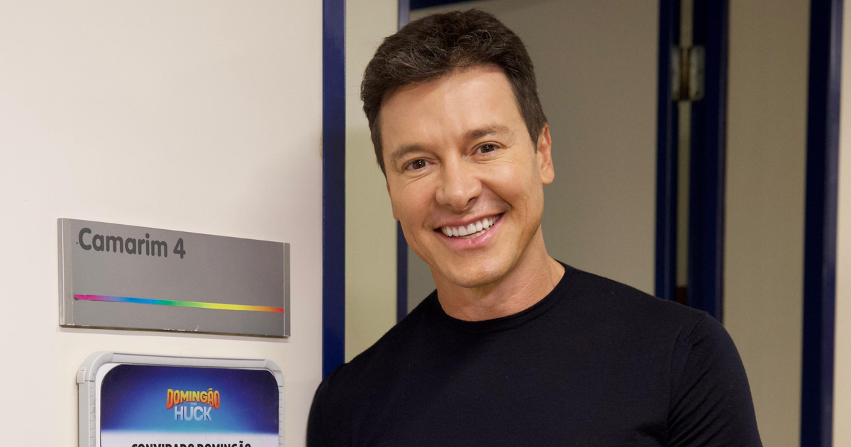 Rodrigo Faro se emociona ao falar sobre retorno à Globo: 'Estou no palco'