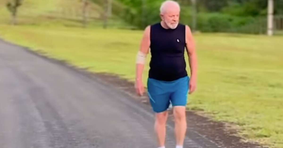Lula aparece em vídeo com o braço enfaixado após se machucar em agenda ...