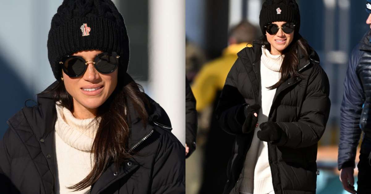 Meghan Markle usa presente dado por príncipe Harry e capa de Carolina ...