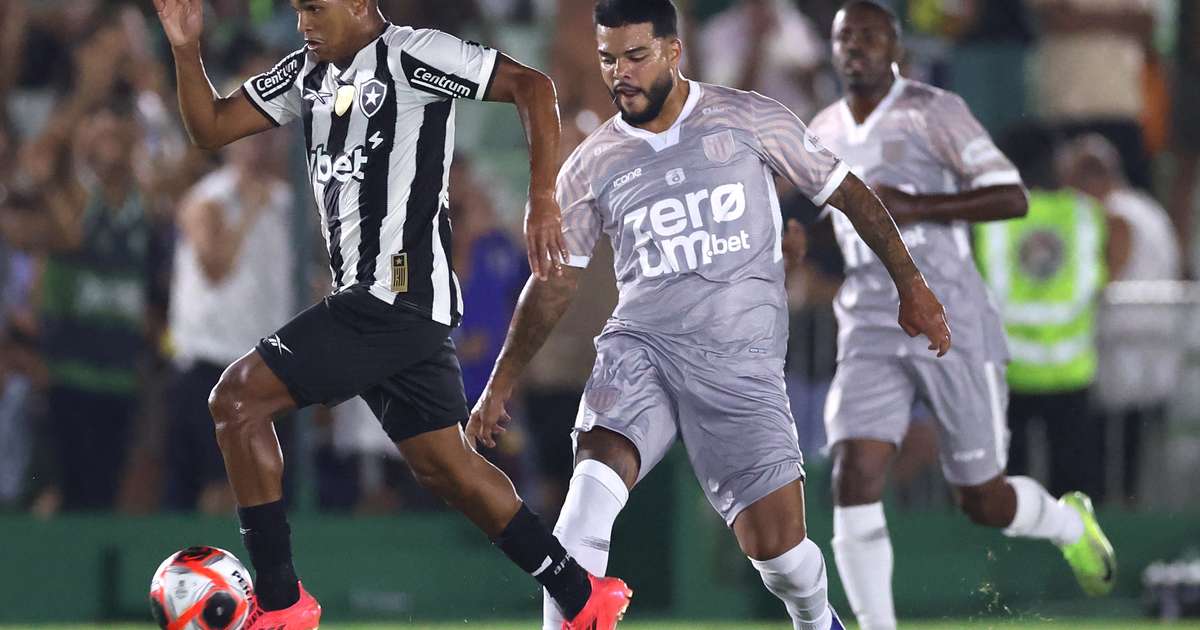 Botafogo sai atrás e busca o empate no segundo tempo