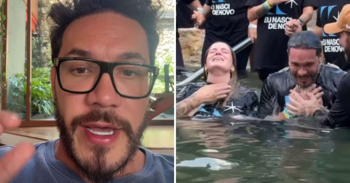 Eliezer detona críticas após ser batizado na Igreja Evangélica: 'Deixa ...