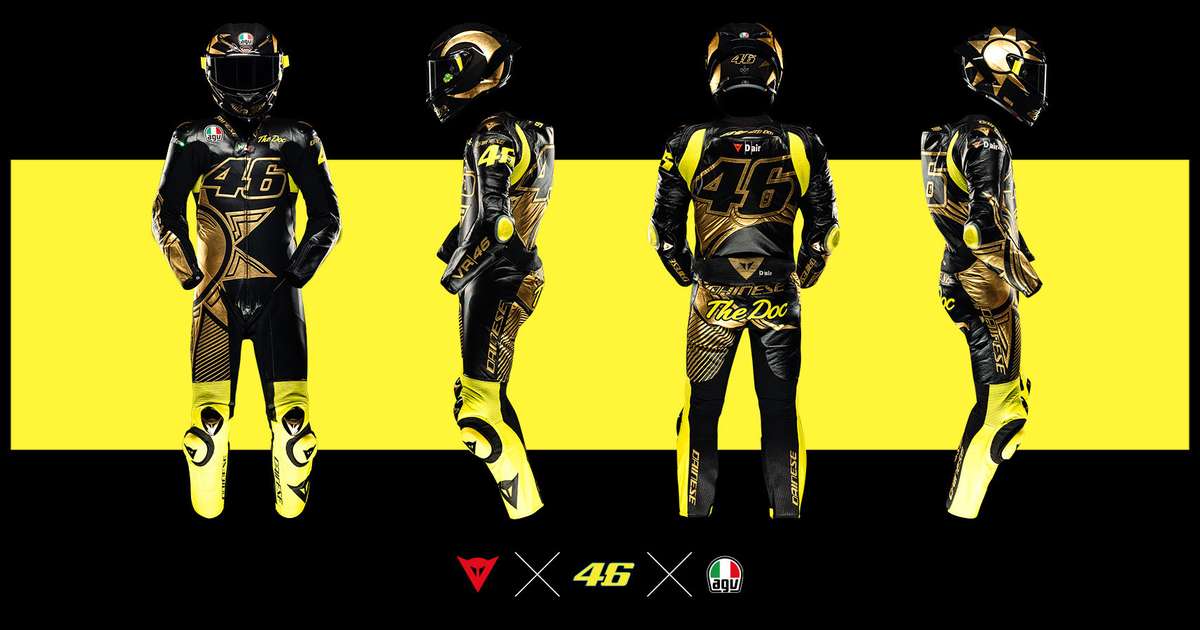 Dainese celebra 46 anos de Valentino Rossi com edição especial