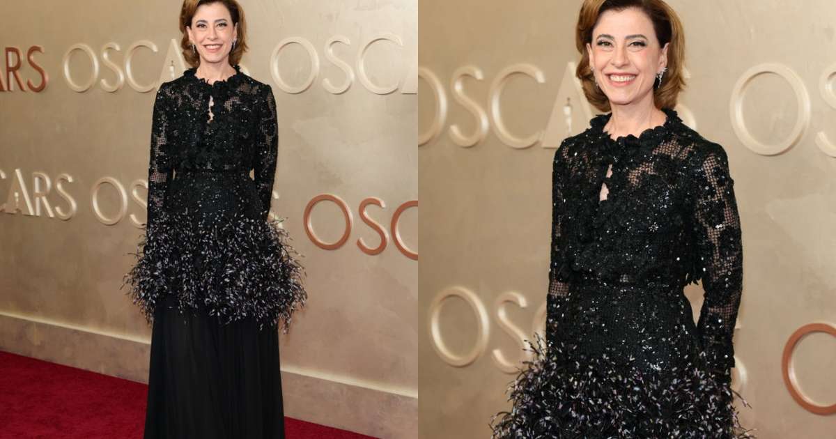 É ELA! Fernanda Torres brilha com vestido Chanel e brincos com 152 ...