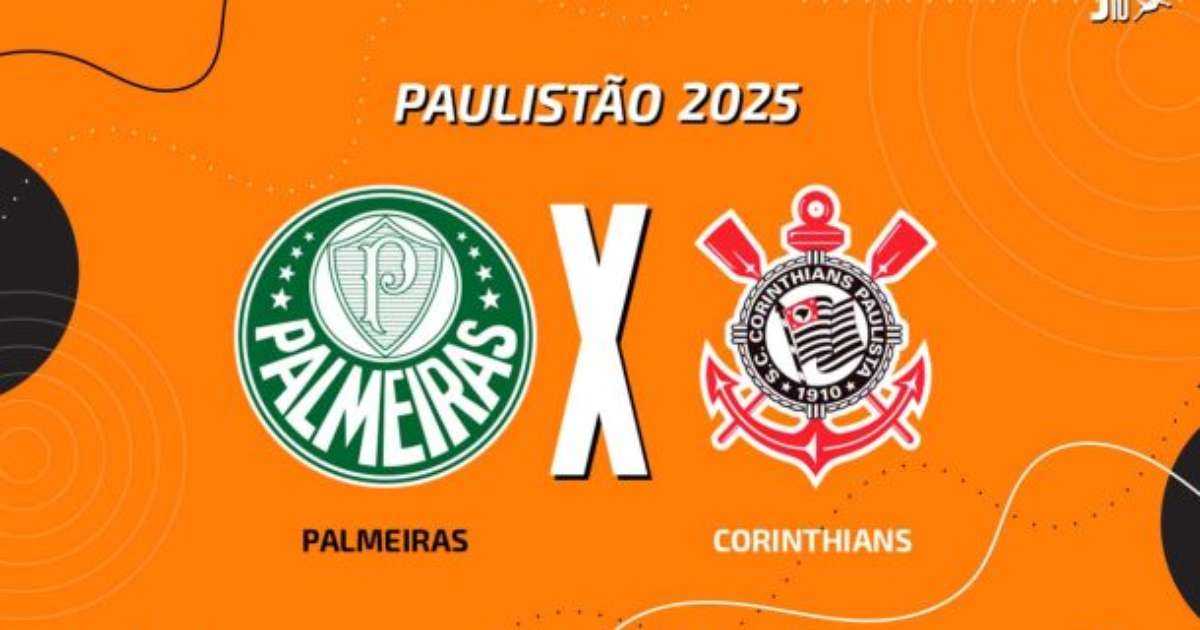 Palmeiras x Corinthians: onde assistir, escalações e arbitragem