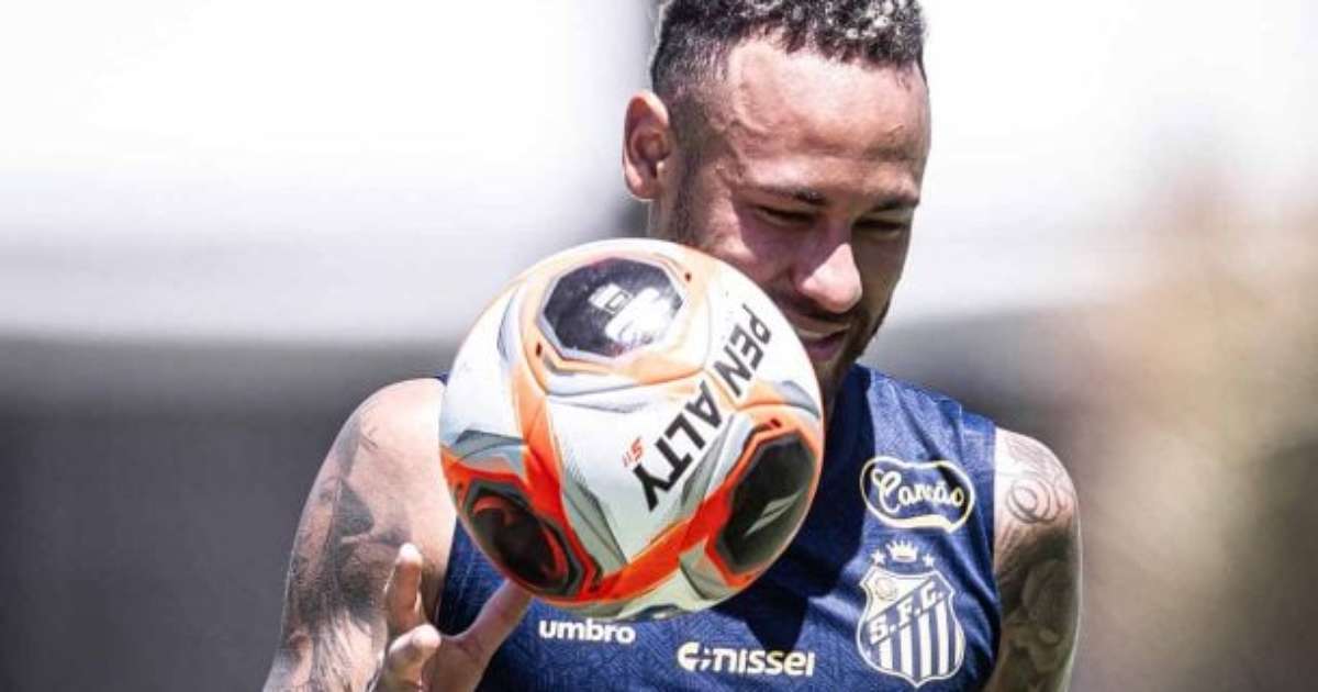 Neymar 'se escala' contra o Vasco para estreia do Santos no Brasileirão