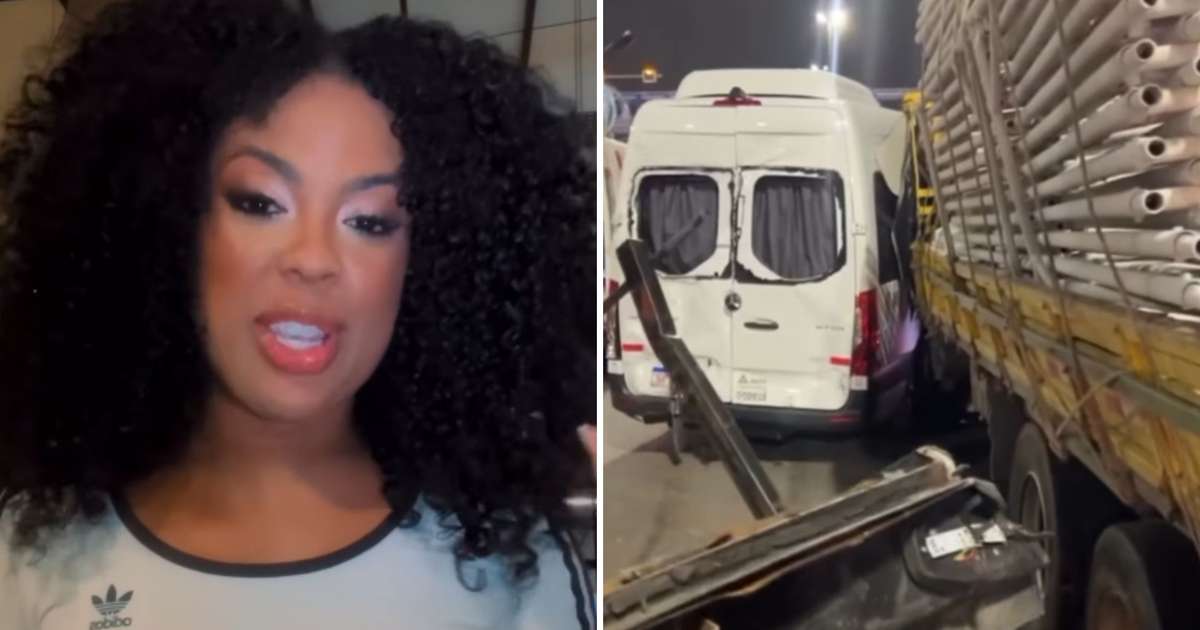Ex-BBB Marvvila relata acidente no meio da estrada: 'Feliz pelo livramento'