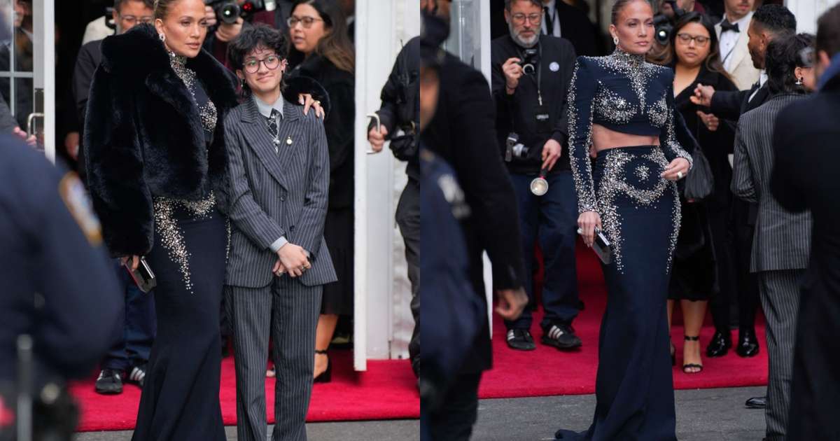 Jennifer Lopez surge com visual deslumbrante em noite na Broadway ao ...