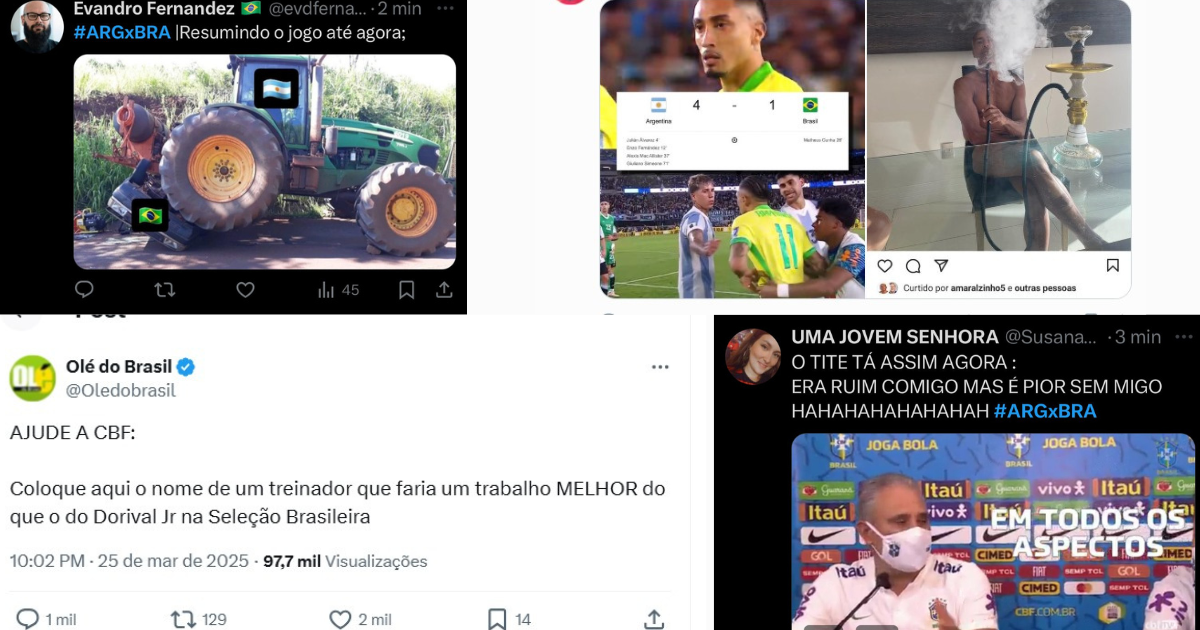 Torcida não perdoa! Memes tomam conta da web após vexame da Seleção