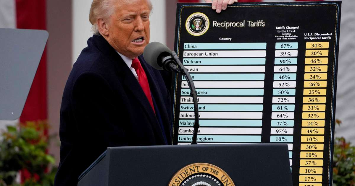 Veja a taxa imposta por Trump para cada país