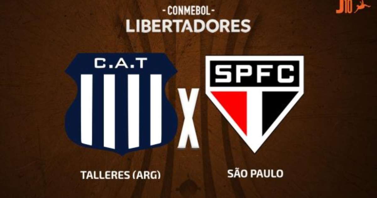 Talleres-ARG x São Paulo, AO VIVO, com a Voz do Esporte, às 20h