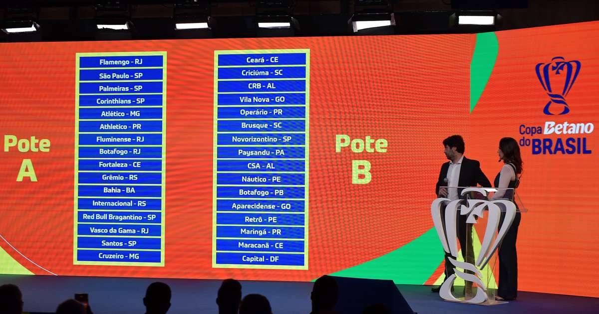 CBF divulga tabela base da terceira fase da Copa do Brasil