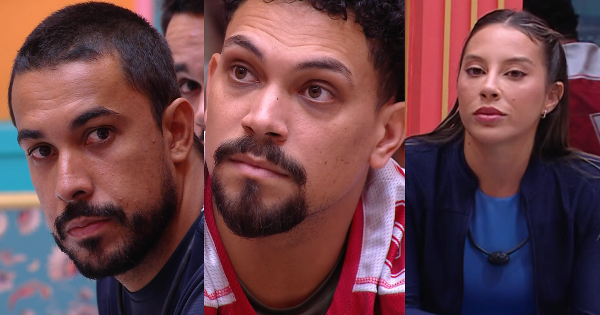 BBB25: Maike, Vinícius e Renata se enfrentam no paredão