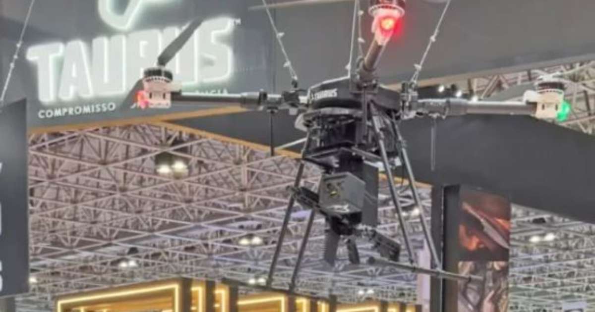 Taurus apresenta drone armado com fuzil e gera polêmica