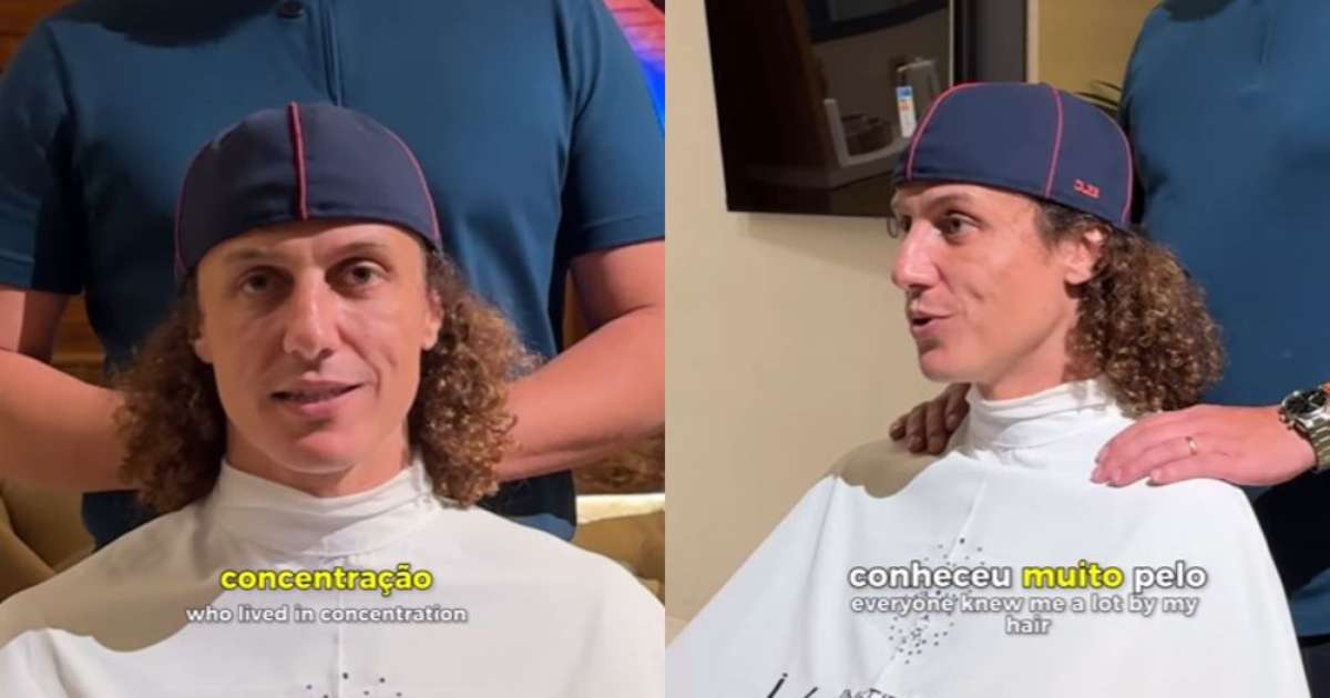 David Luiz corta o cabelo e passa por transformação radical no visual