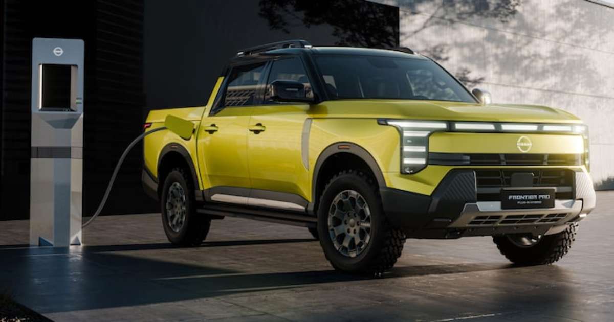 Nissan Frontier PHEV revelada na China deve vir ao Brasil
