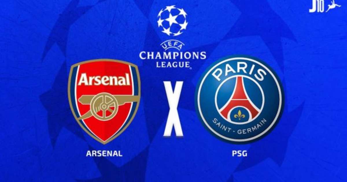 Arsenal x PSG: onde assistir, escalações e arbitragem