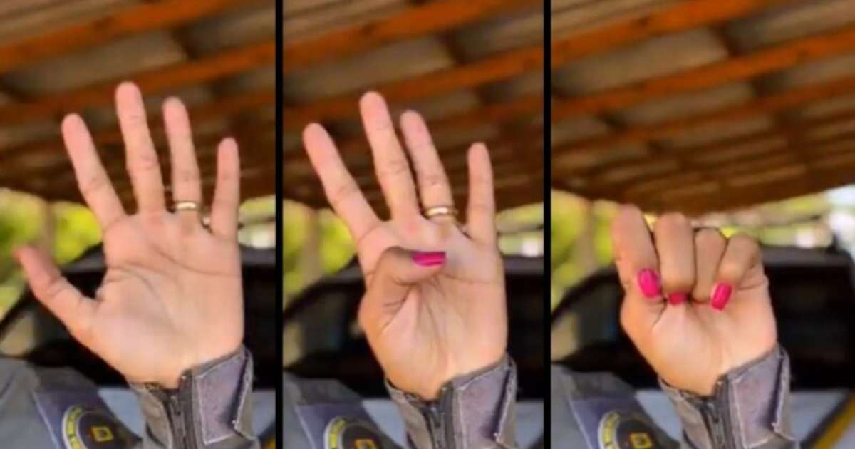 Vídeo: Aprenda o Sinal Universal com a mão que pode salvar vítimas de violência doméstica