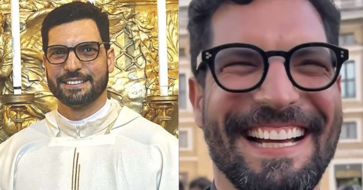 Padre brasileiro vira fenômeno na web após aparecer no conclave