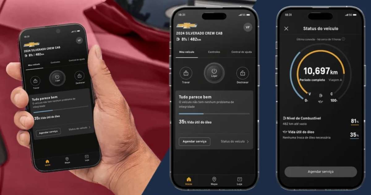 Aplicativo myChevrolet passa a contar com funcionalidades inéditas