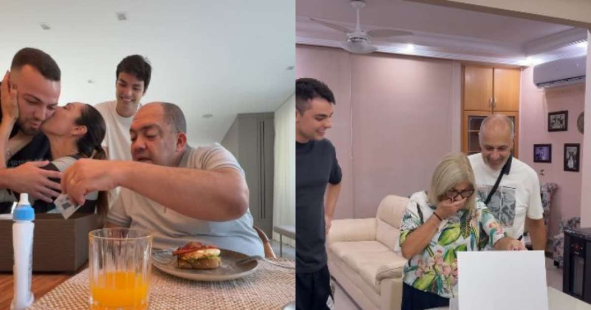 Lucas Rangel e Lucas Bley mostram reação dos pais ao saberem sobre ...