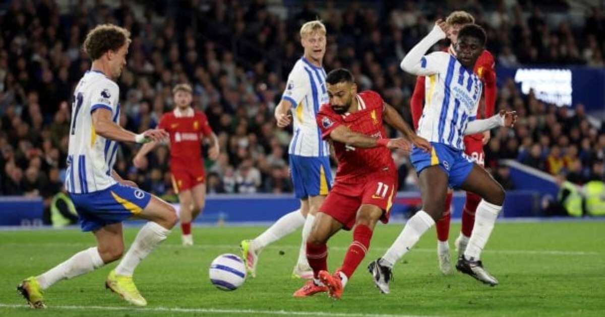 Brighton vence o Liverpool na penúltima rodada da Premier League
