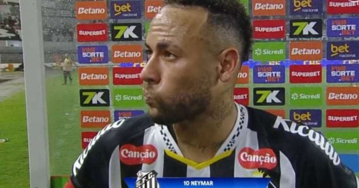 Neymar cobra time do Santos após eliminação: 'Não pode depender só de mim'