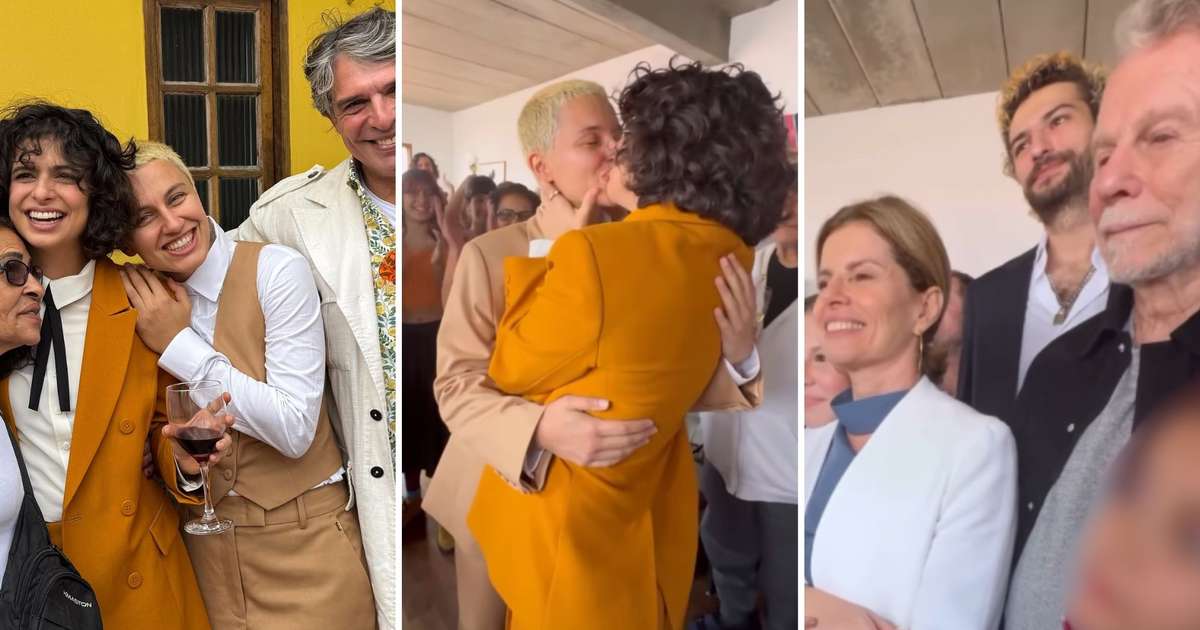 Filha de Débora Bloch e Olivier Anquier se casa com cantora: 'Amo vocês'