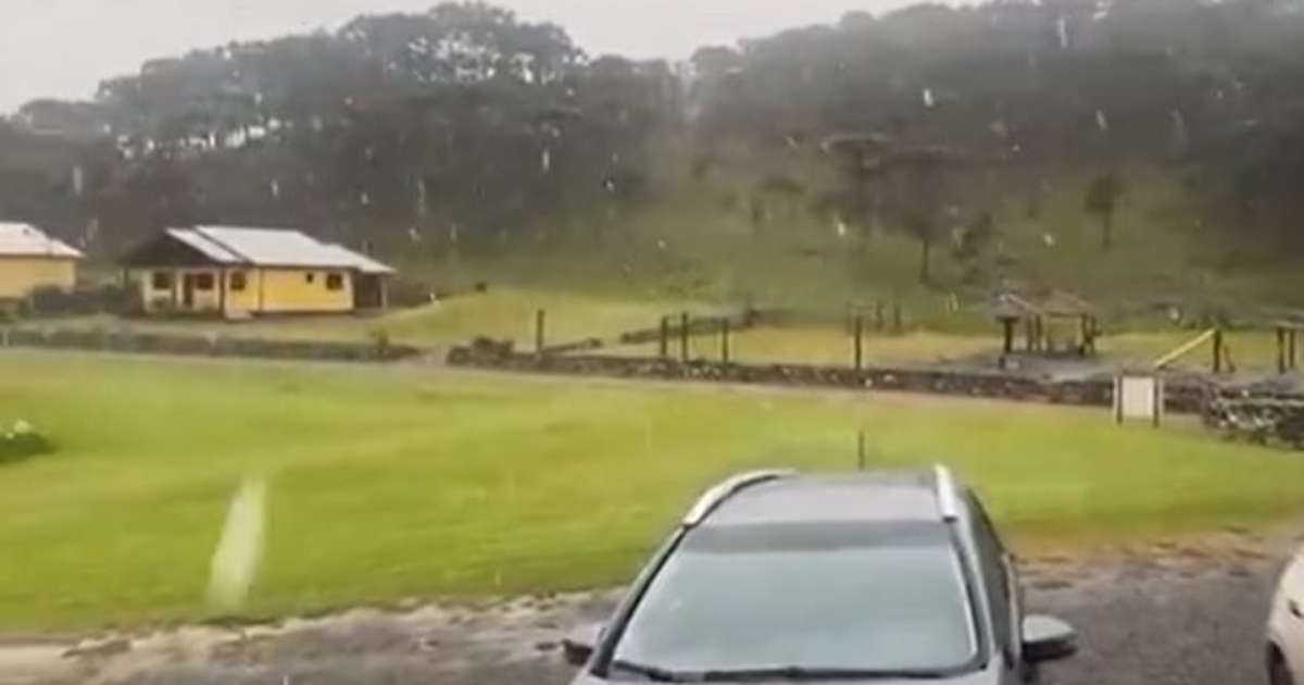 Nevou no sul do Brasil! Veja imagens