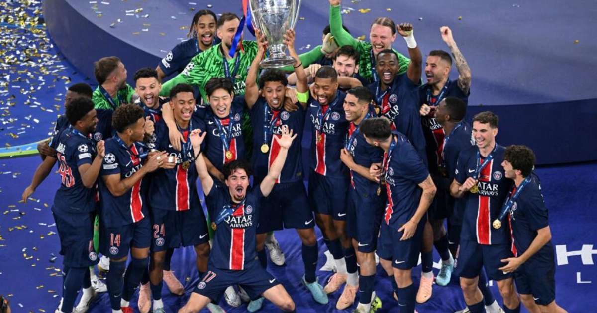PSG goleia Inter de Milão na final e conquista título inédito da Liga ...