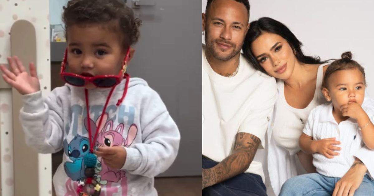 A cara do pai! Vídeo mostra Mavie, filha de Neymar, encanta web com ...