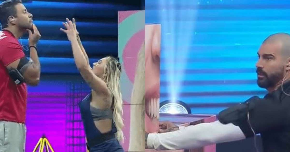 'Power Couple': Homens passam vergonha em prova e perdem quase R$ 100 mil