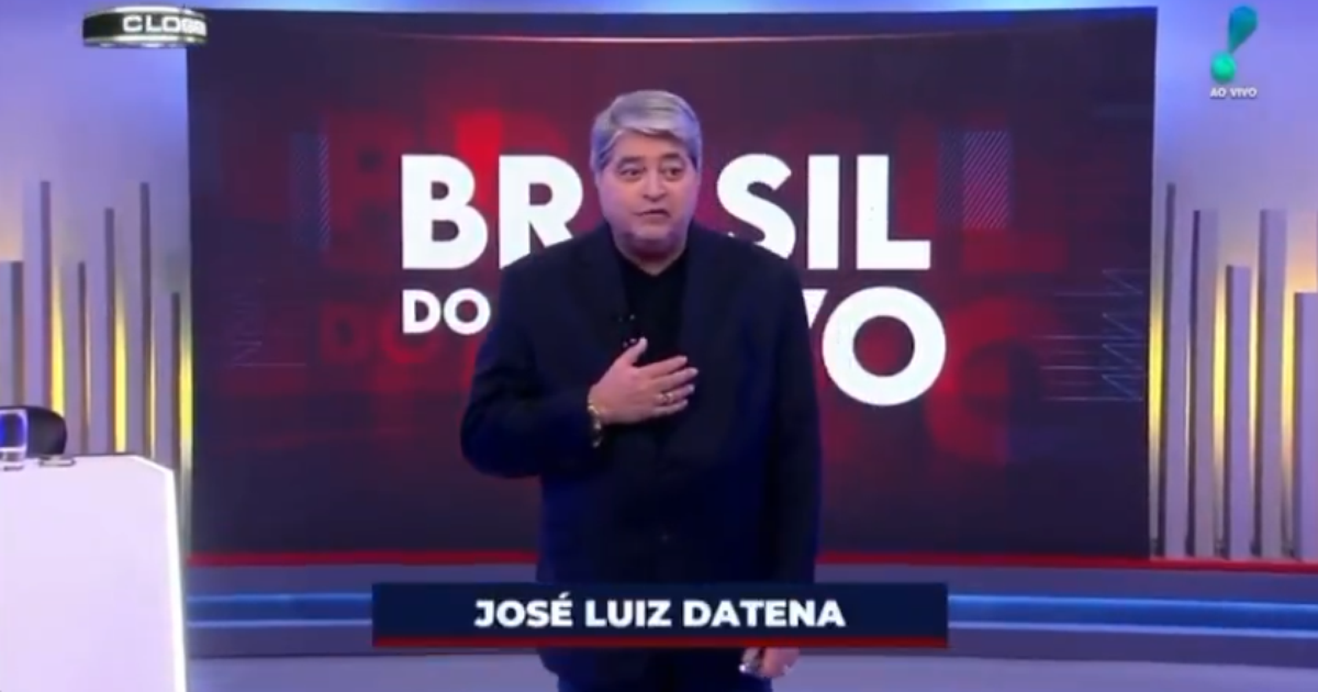 Datena desabafa sobre 'período ruim na carreira' em estreia na RedeTV ...