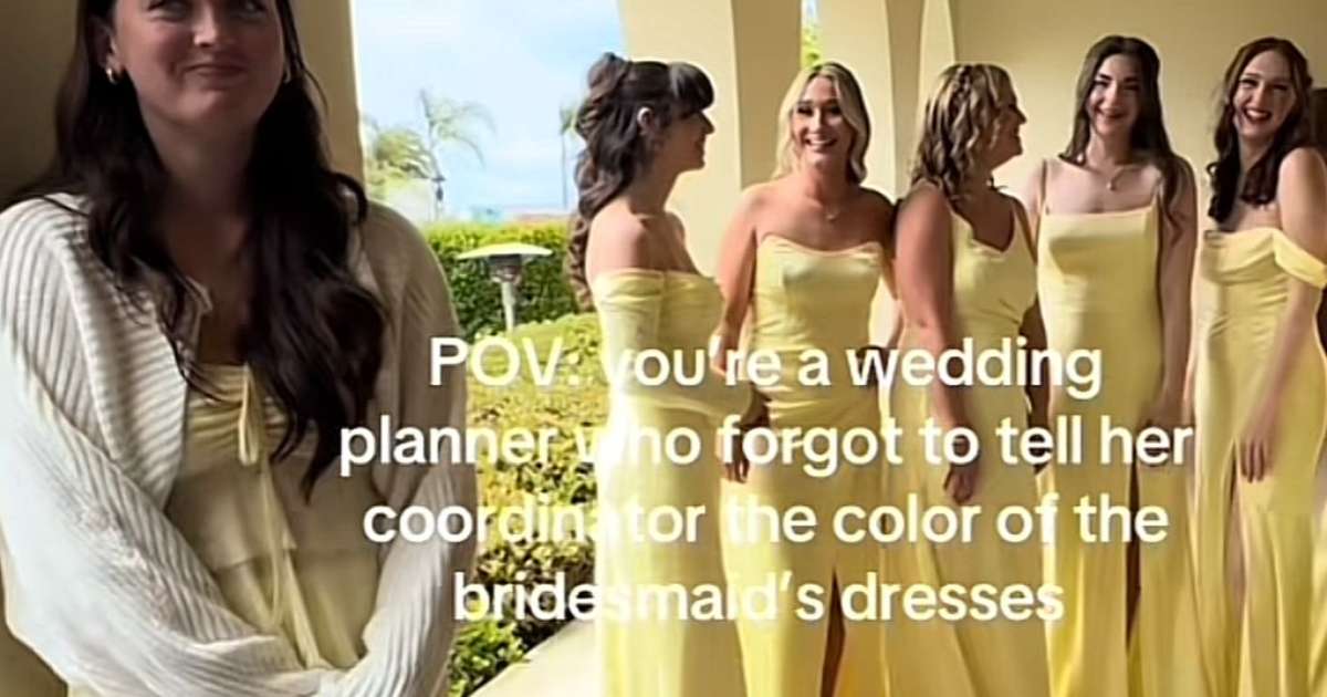 Casamento nos EUA viraliza após gafe com cor dos vestidos