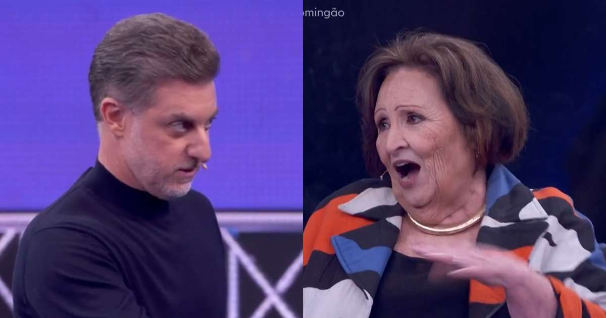 Luciano Huck se atrapalha ao vivo no Domingão e Déa Lúcia detona: 'Quer ...
