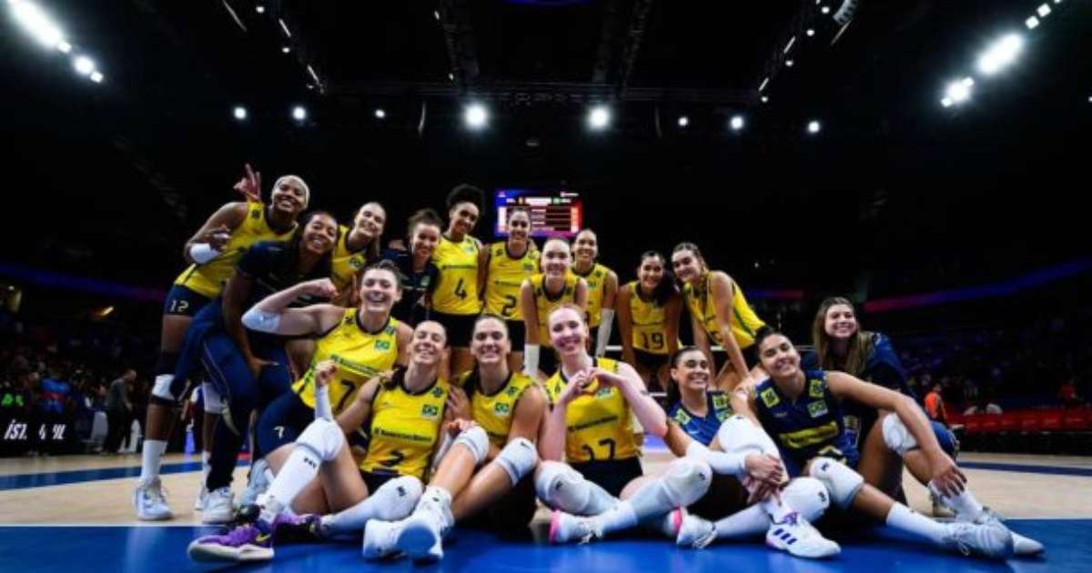 Números de Brasil 3 x 1 Bélgica pela VNL-25