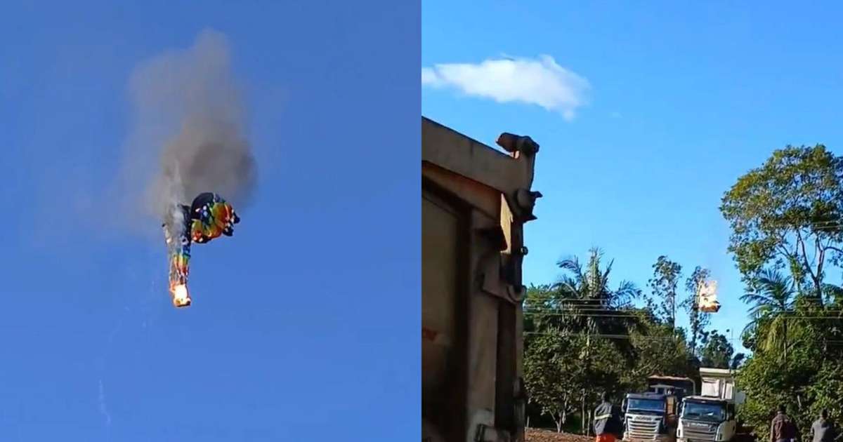 Queda de balão em SC deixa 8 mortos; veja o vídeo do acidente em Praia ...