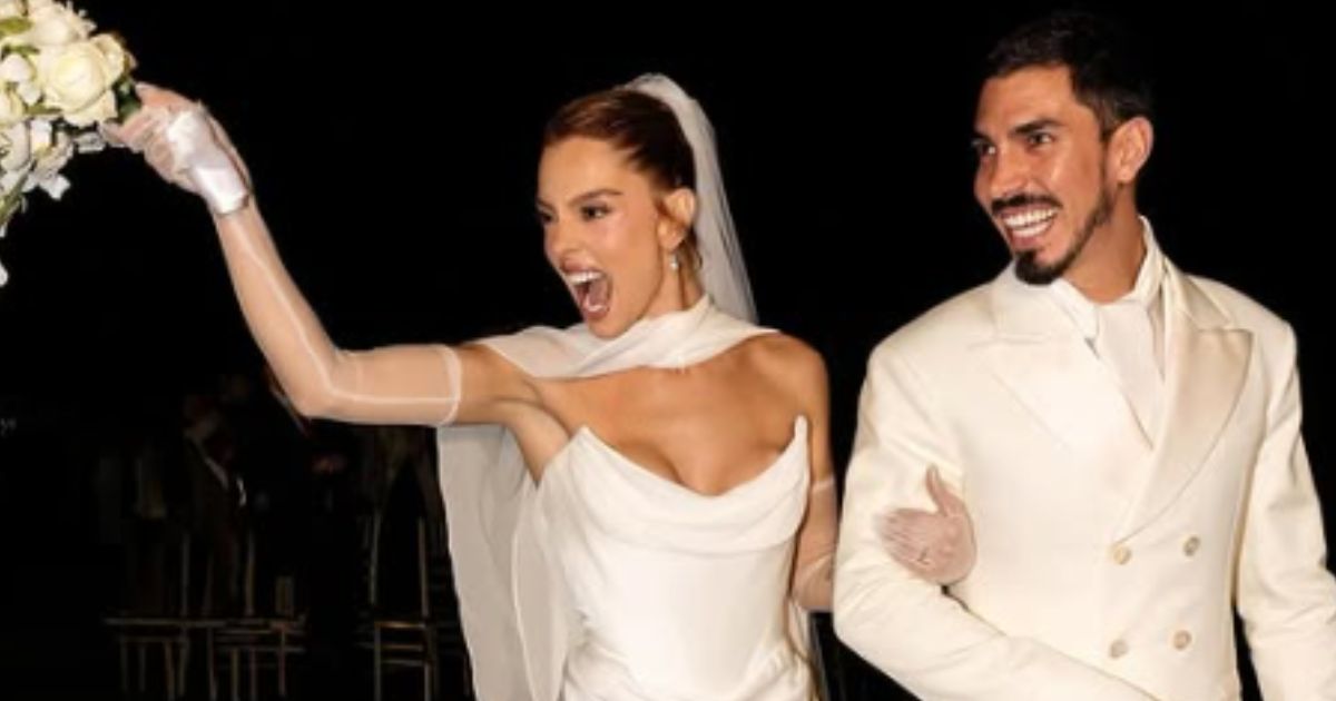 Foto inéditas do casamento de Giovanna Lancellotti e Gabriel David