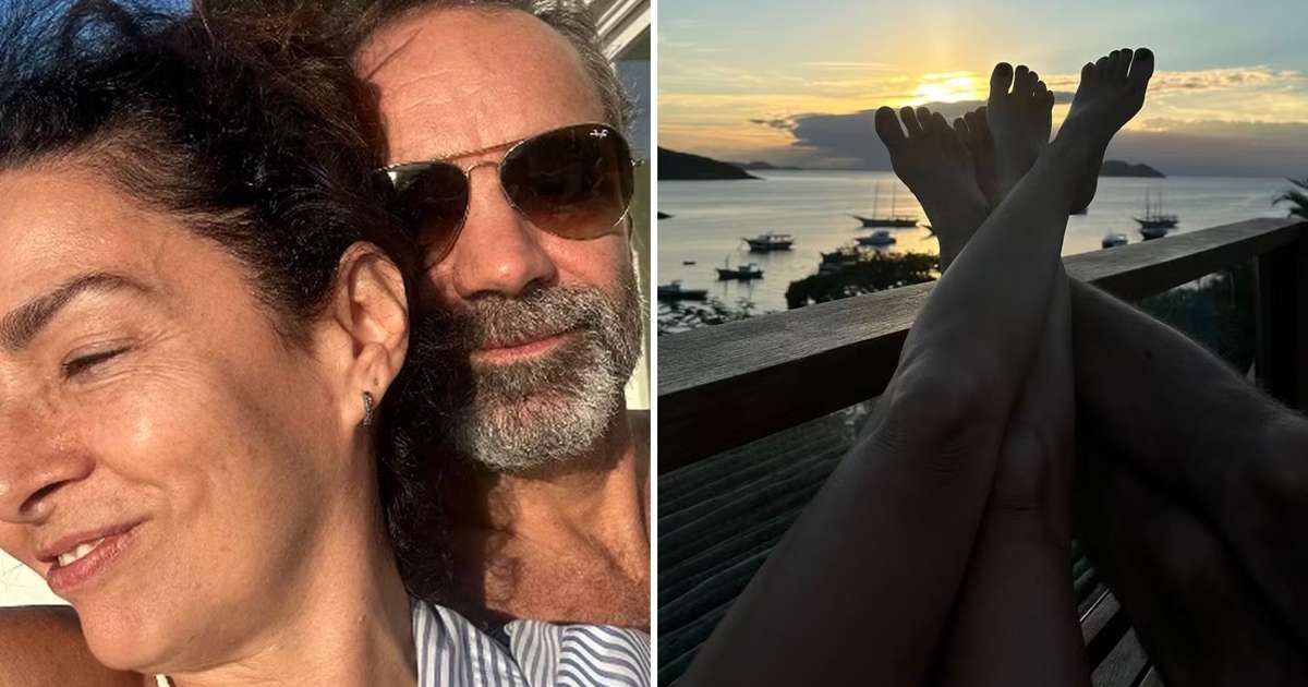 Tá namorando! Claudia Ohana surge em clima de romance com diretor de cinema